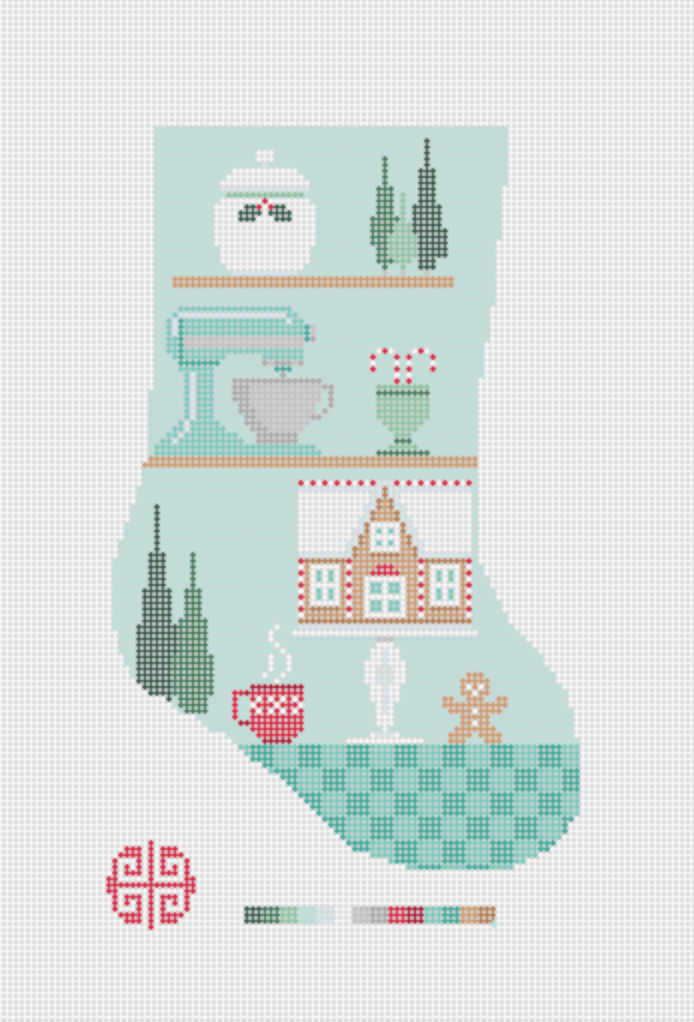 New Arrival : Holiday Baker Mini Stocking 18 mesh – Jenny Henry Designs