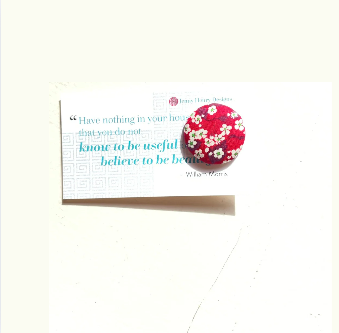 Red Mitsi Needle Minder Made with Liberty of London Fabric – Jenny ...